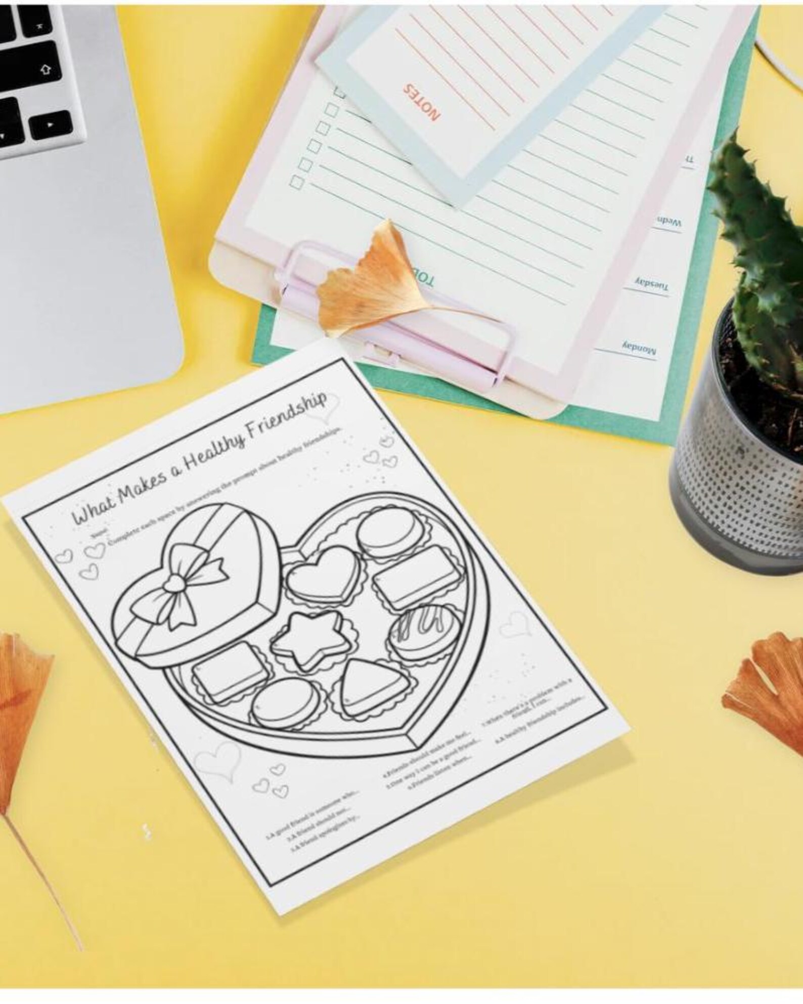 Valentine’s Day SEL Worksheets for Kids & Teens, Social Emotional ...