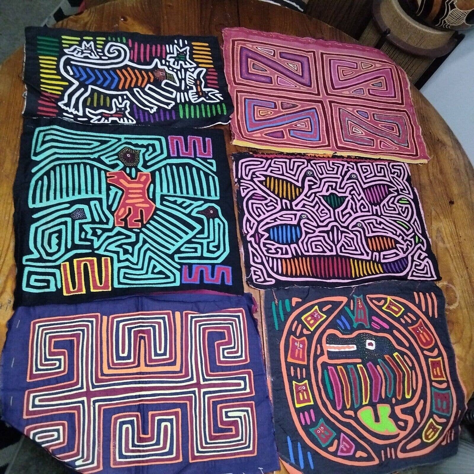 Hand Sewn Kuna Molas Mola From Panama Vintage Huge Lot of 26 - Etsy