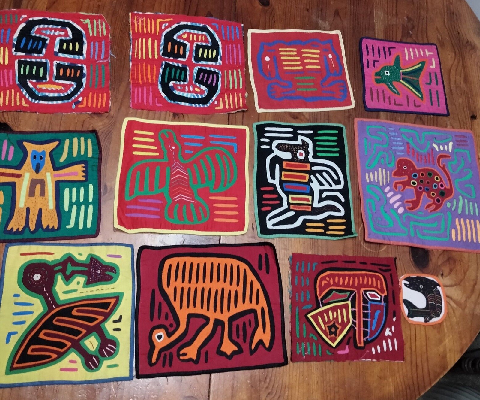 Hand Sewn Kuna Molas Mola From Panama Vintage Huge Lot of 26 - Etsy
