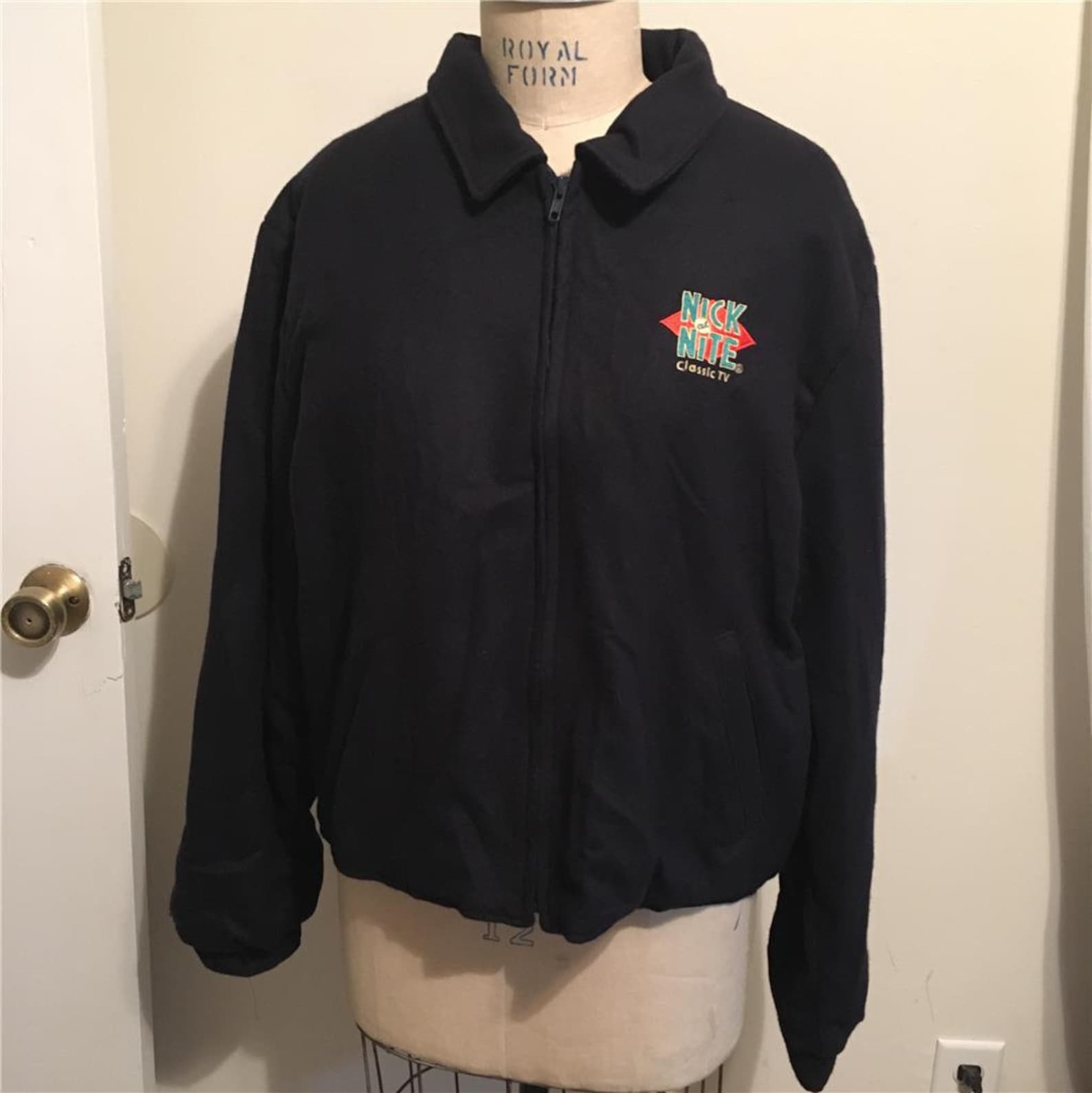 Nick at Nite Classic TV Sunshine Cab Company Taxi Vintage 1990's Bomber ...