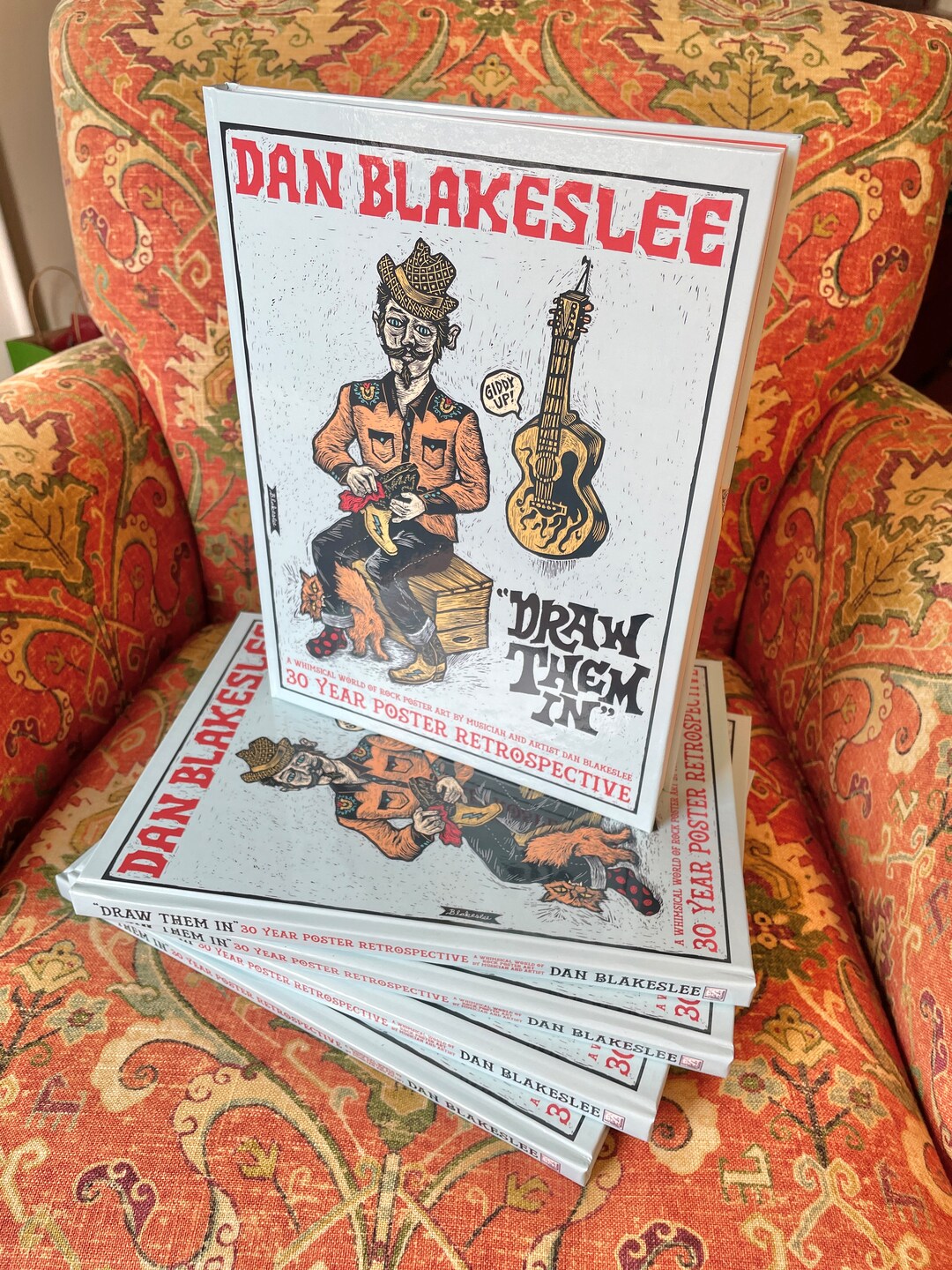 DRAW THEM IN Hardcover Rock Poster Book 30 Year Retrospective by Dan ...