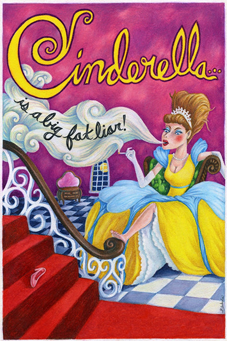 Cinderella is A Big Fat Liar - Etsy