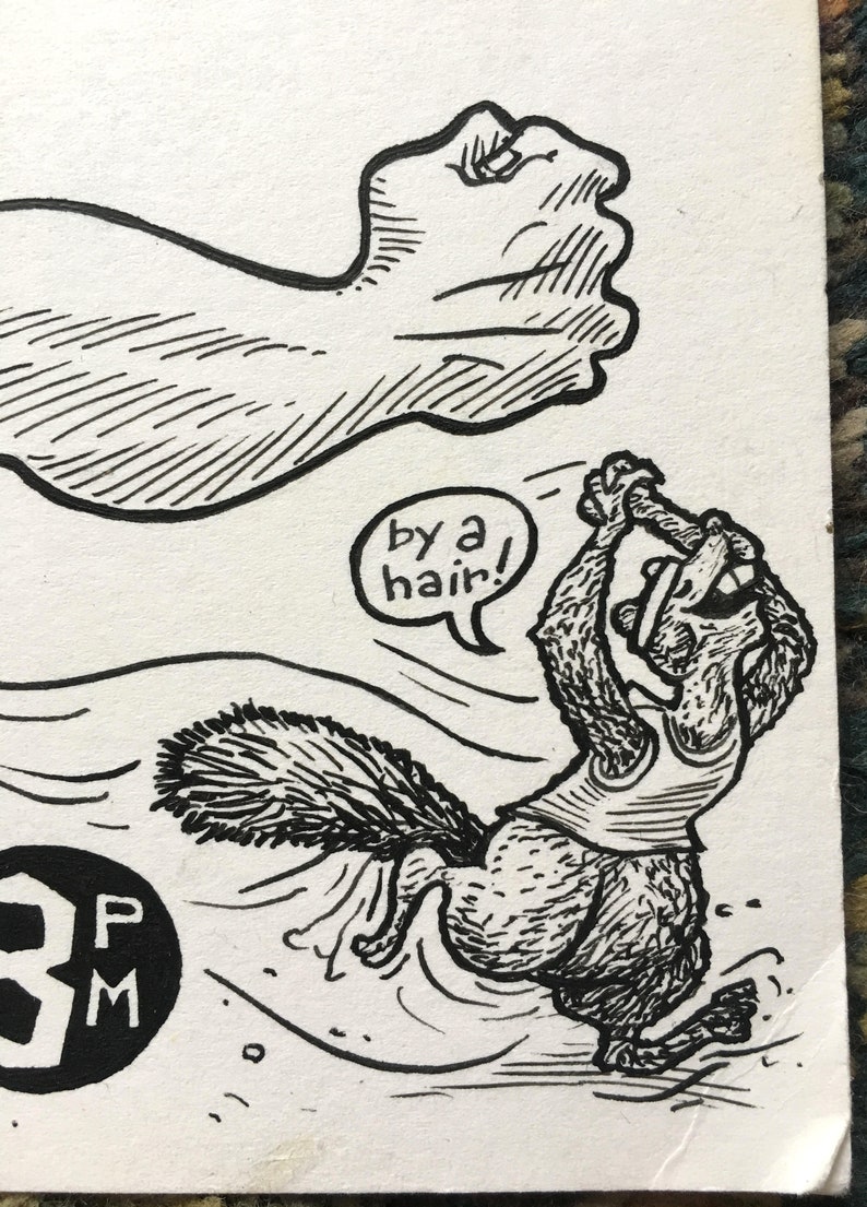 Original Pen and Ink Rock Poster of Runners Drawn by Dan - Etsy