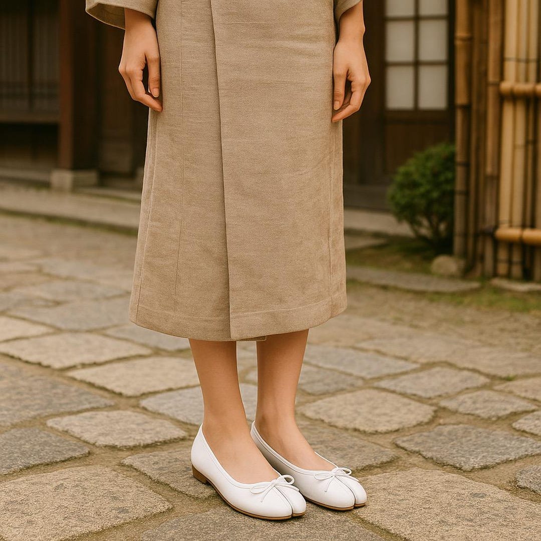 Japanese Tabi Flats – Split-toe Mary Jane Shoes for Women, Comfortable ...