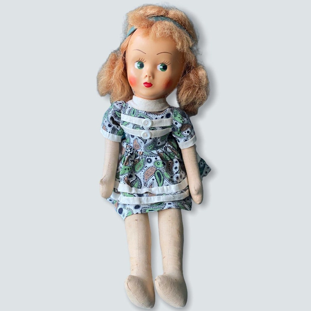 Vintage Polish Mask Face Doll - Etsy