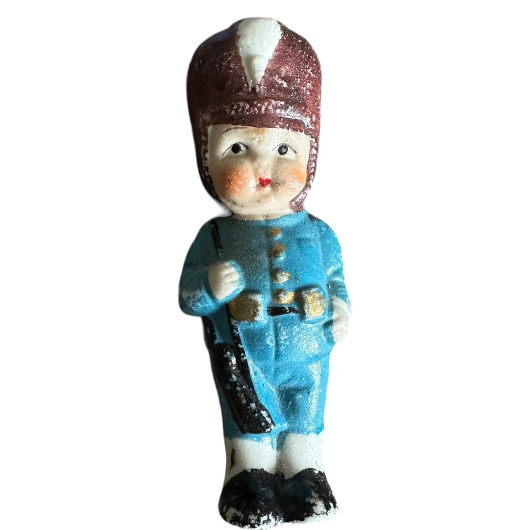 Antique Frozen Charlotte Doll Soldier Figurine Japan - Etsy