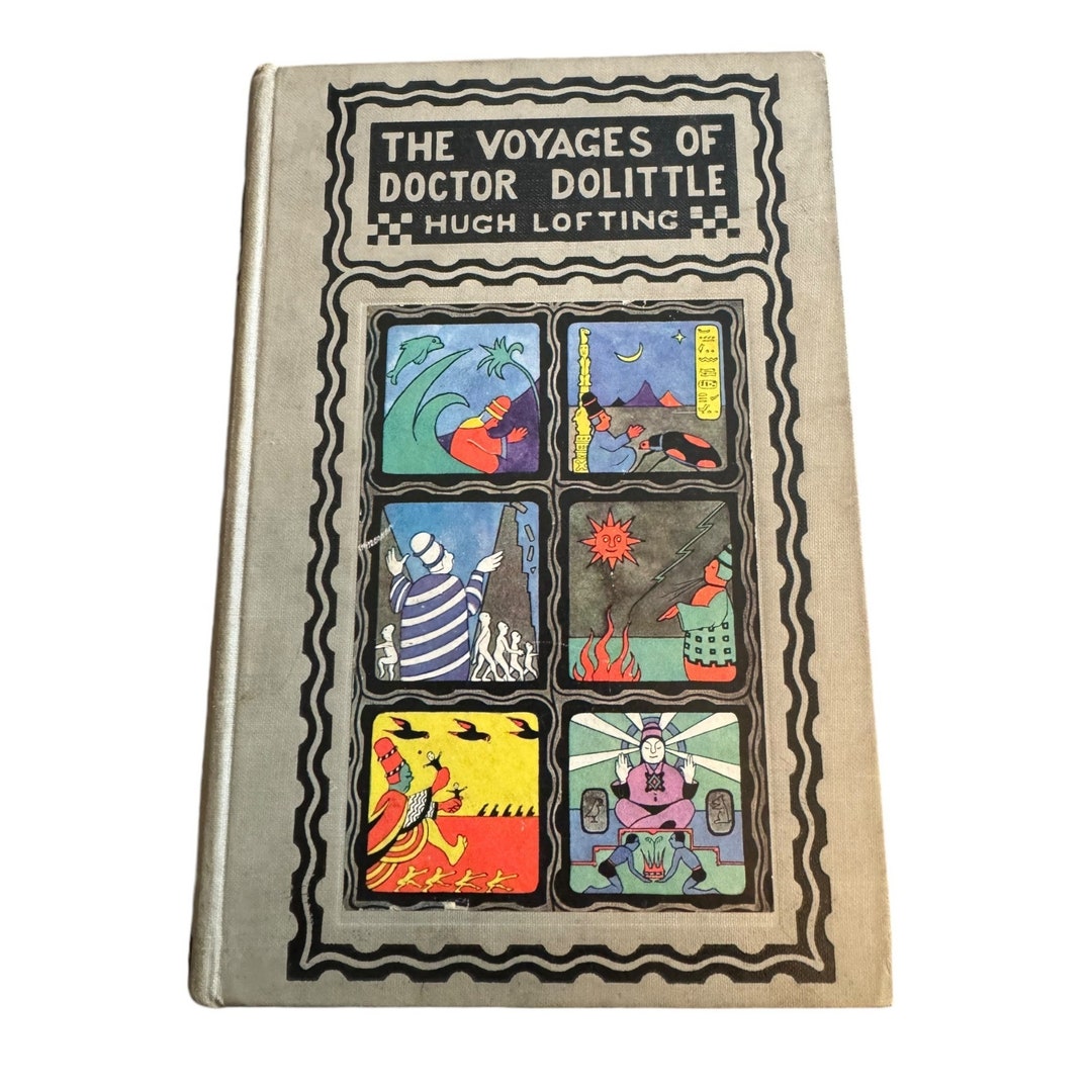 Rare Antique Book the Voyages of Doctor Dolittle Hardcover 1st Edition ...