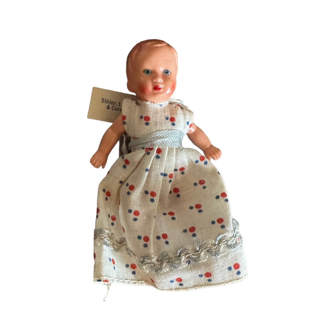 RARE Vintage Celluloid Western Germany Girl Doll by Sibley Lindsay ...