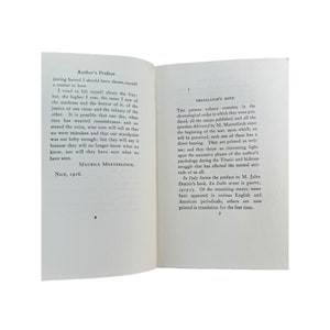 Rare Antique Book the Wrack of the Storm Maurice Maeterlinck 1916 - Etsy