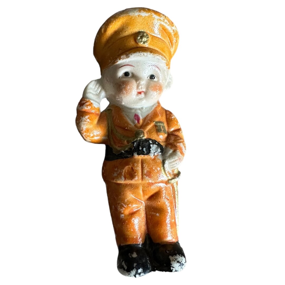 Antique Bisque 4'' Frozen Charlotte Soldier Figurine, Japan - Etsy