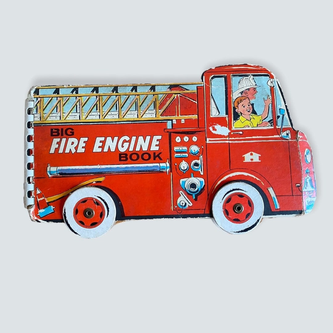 1957 Big Fire Engine Book - Etsy