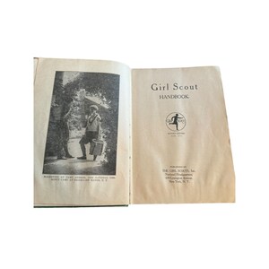 Rare Antique Book Girl Scout Handbook 1920, Revised 1929 Edition - Etsy