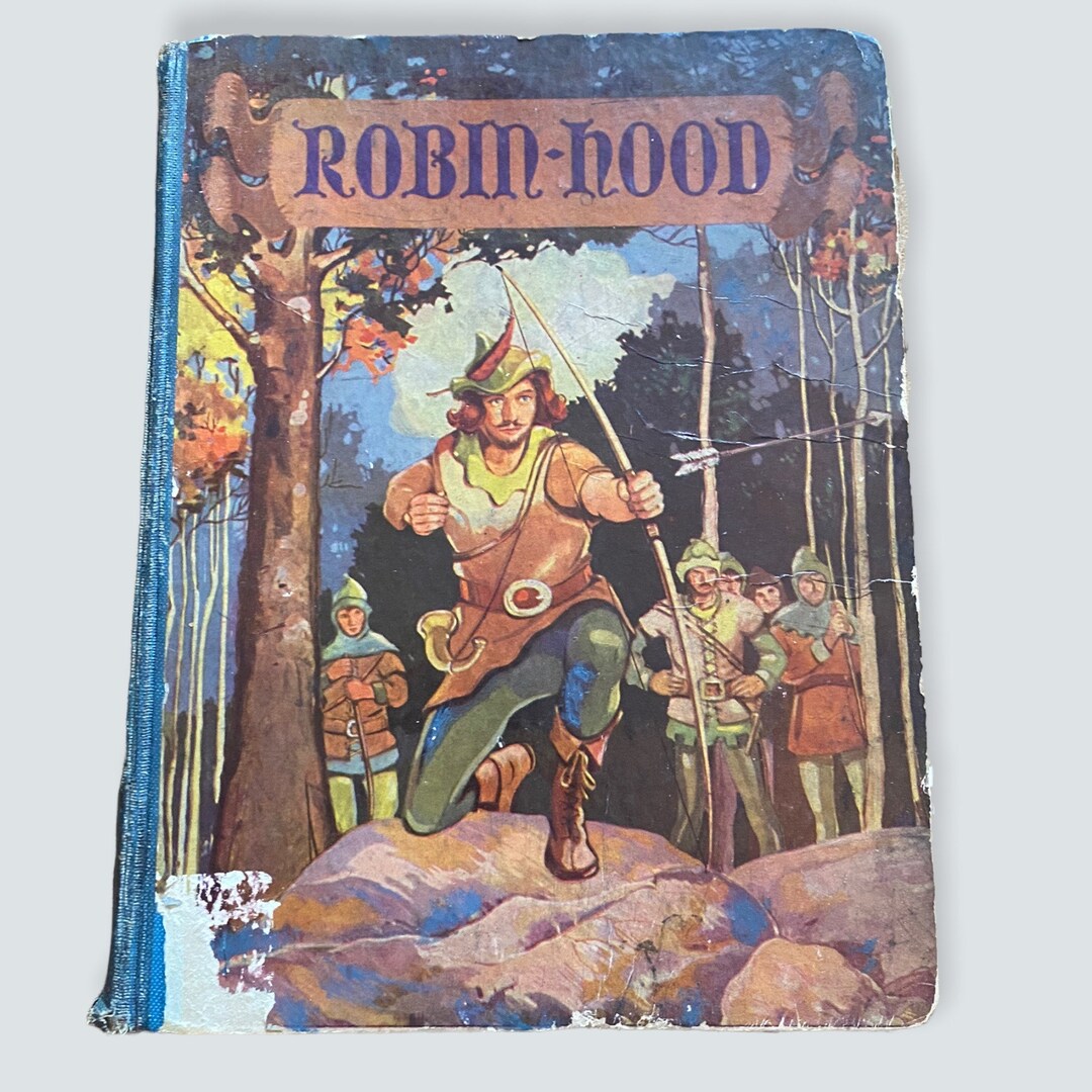 Vintage Robin-hood Book - Etsy