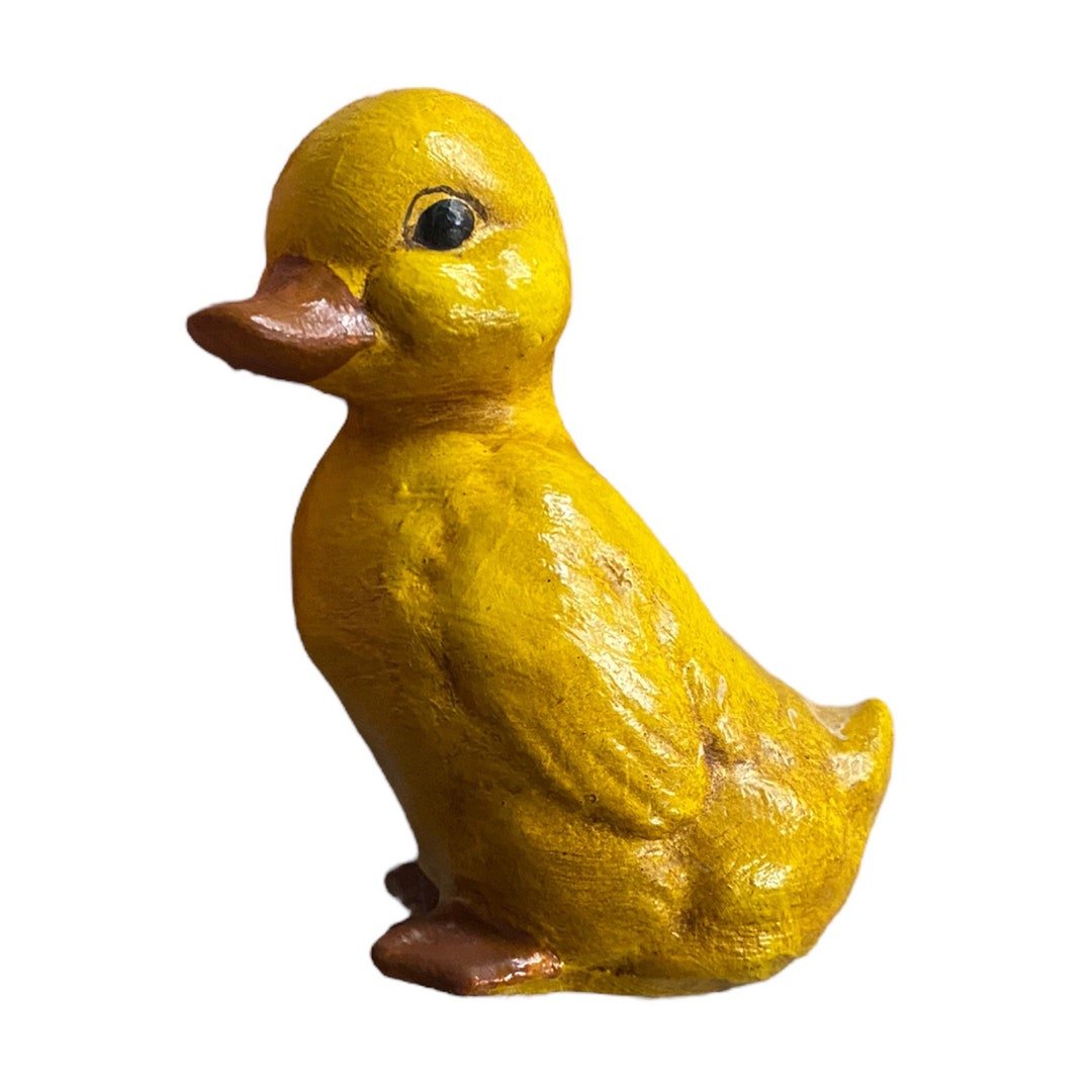 Vintage Ceramic Yellow Duck - Etsy