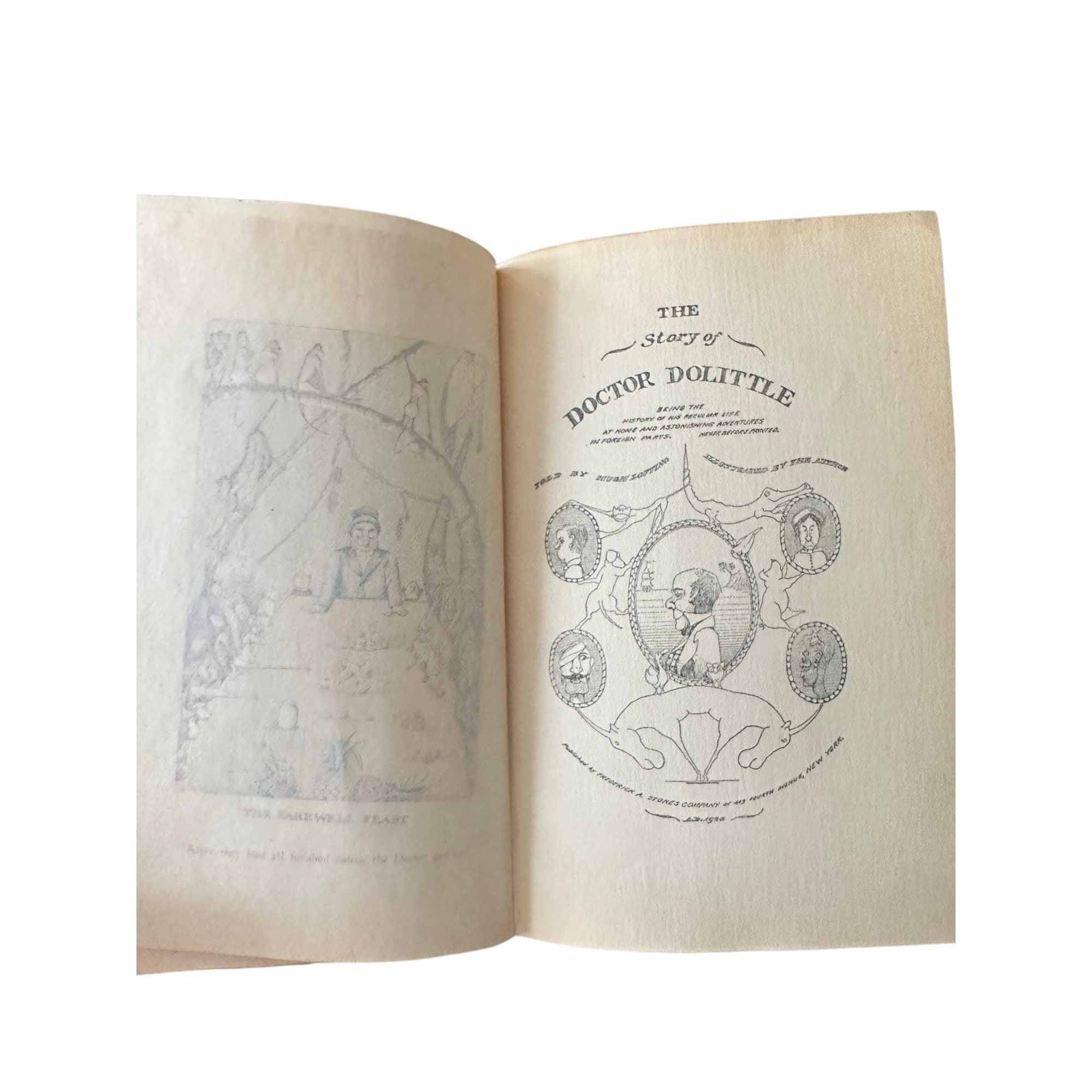 First Edition Doctor Dolittle 1920 Antique Edition Book - Etsy