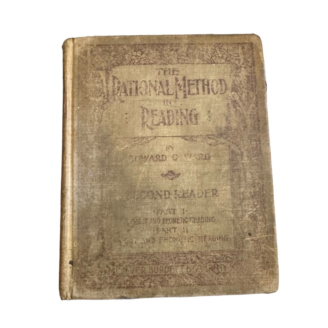 Antique Book the Rational Method in Reading, Second Reader - Etsy