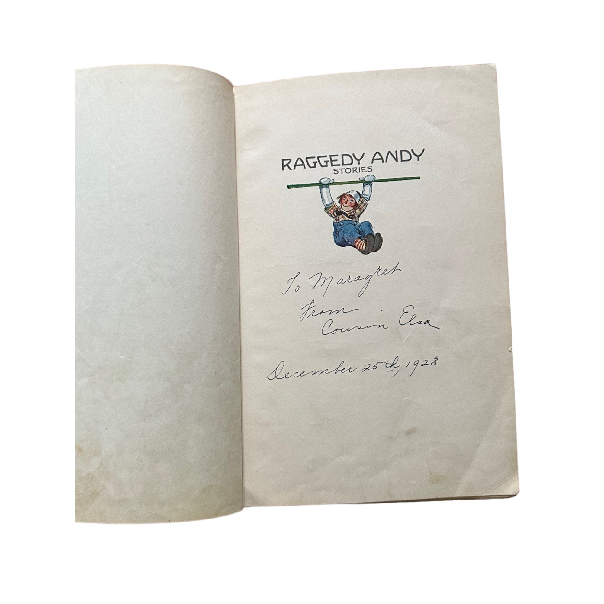 Rare Antique Raggedy Andy Stories 1920, Sixty-second Edition - Etsy