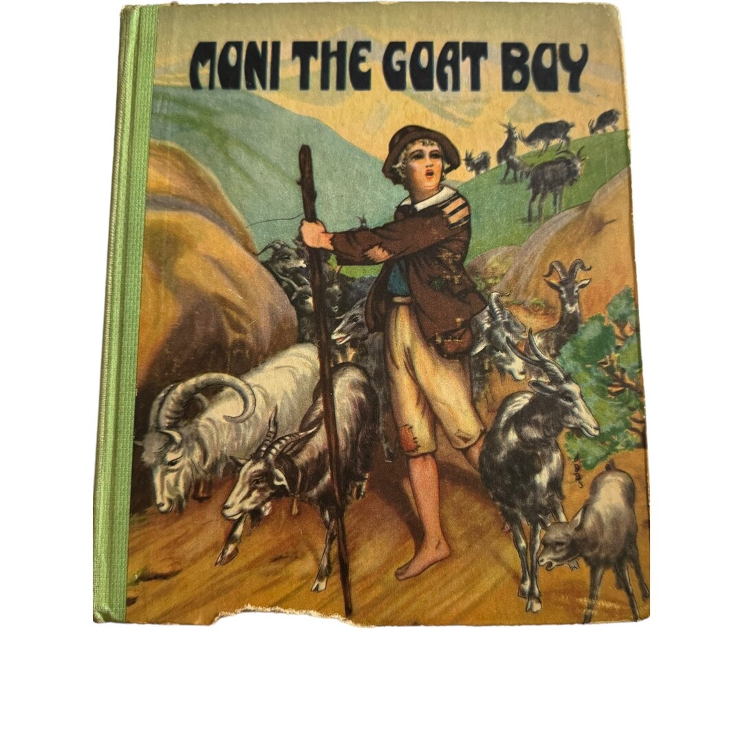 Moni, the Goat Boy, Antique Book - Etsy