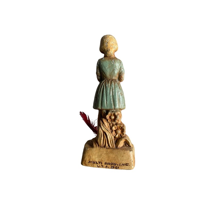 Creepy 1961 Community Chest Award Girl With a Doll - Etsy