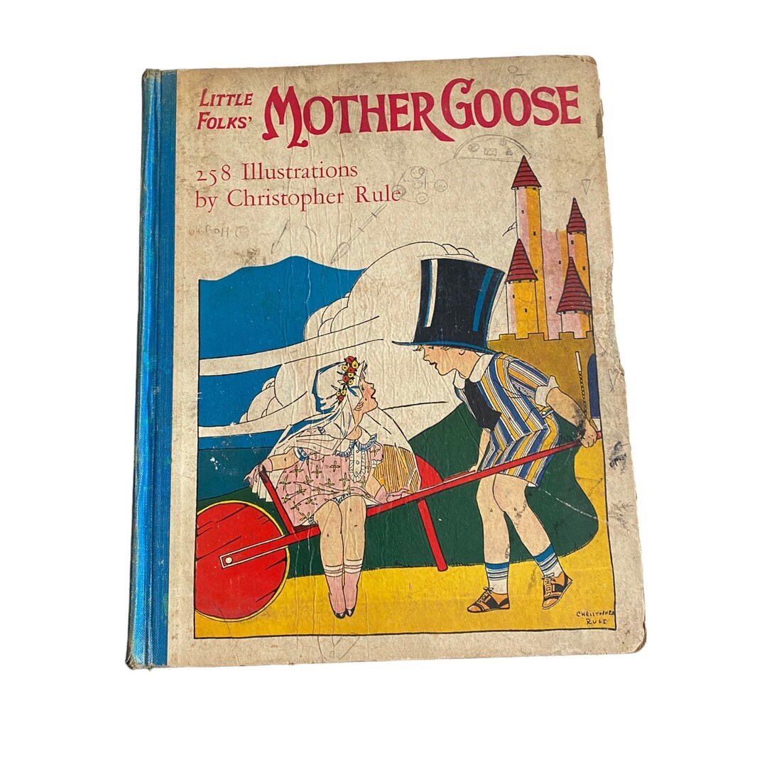 Antique Mother Goose by Christopher Rule Little Folks 1931 - Etsy
