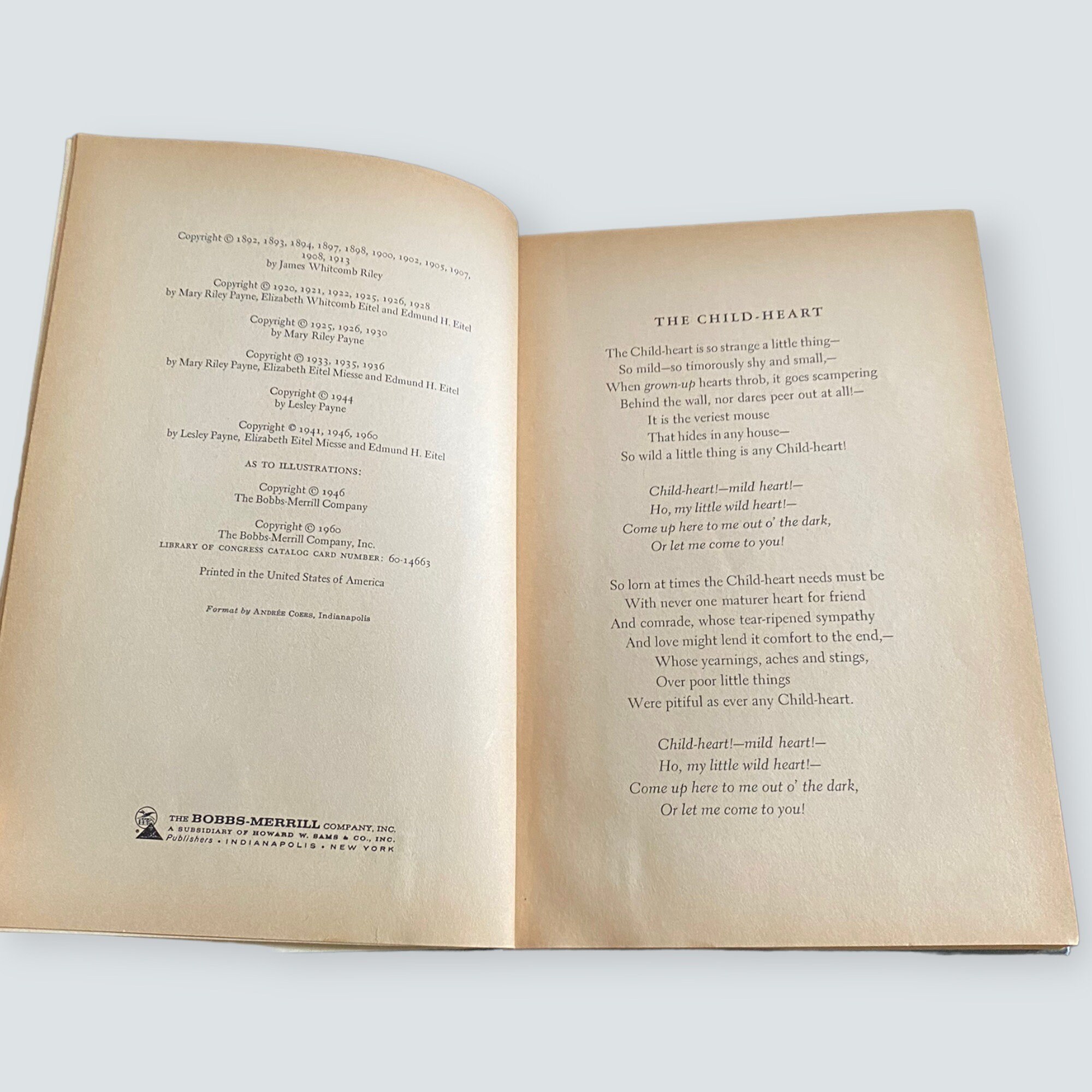 Joyful Poems for Children by James Whitcomb Riley - Etsy