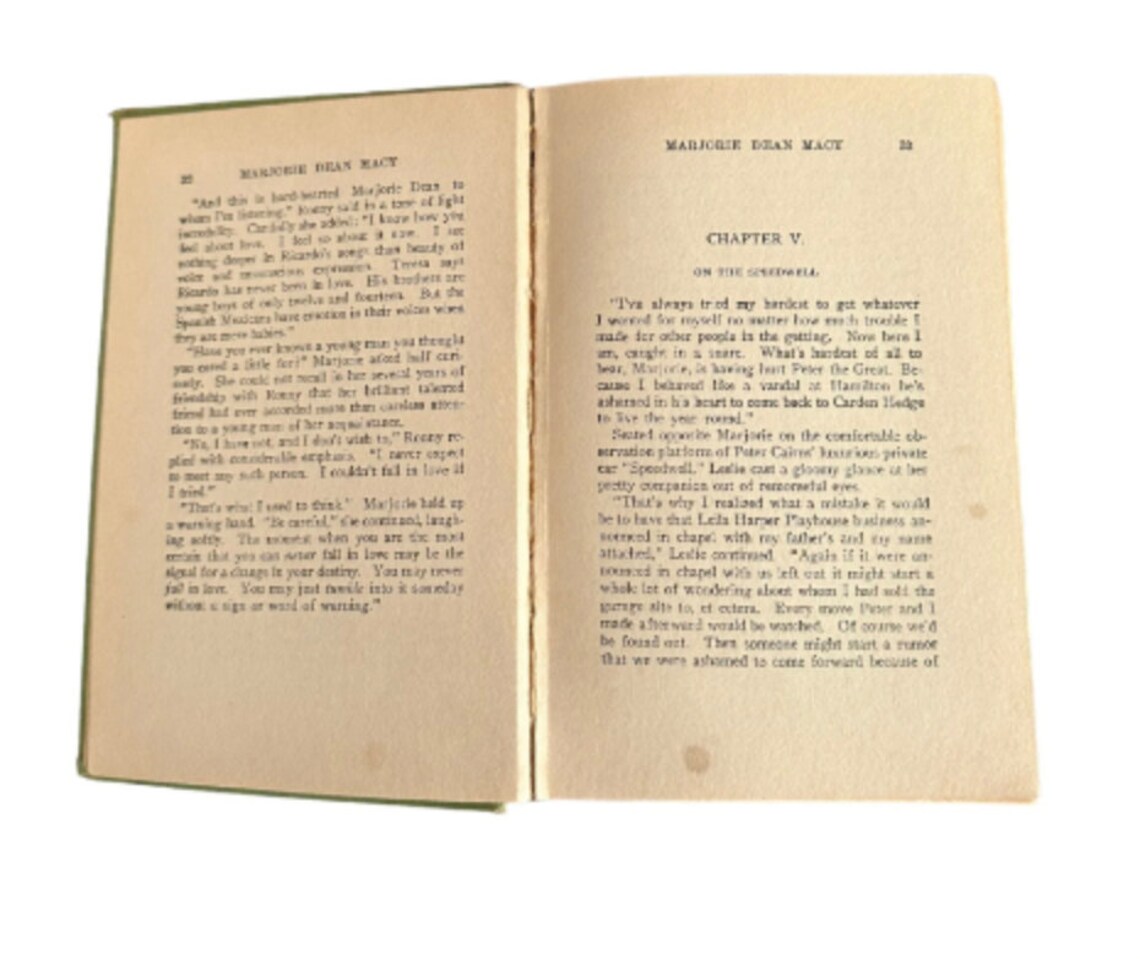 Vintage Book Marjorie Dean Macy Pauline Lester - Etsy