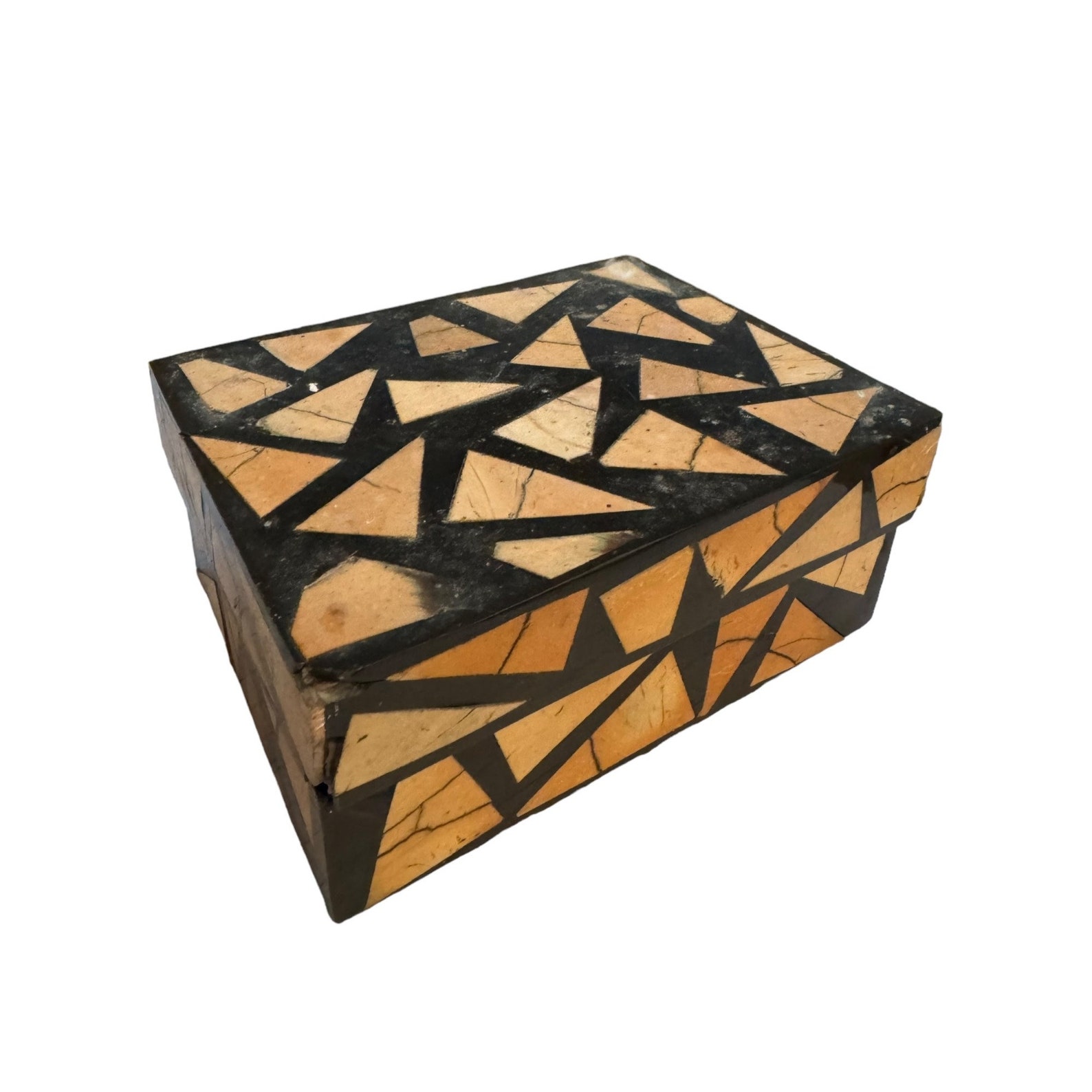 Vintage Art Deco Bamboo Inlay Jewelry Box - Etsy