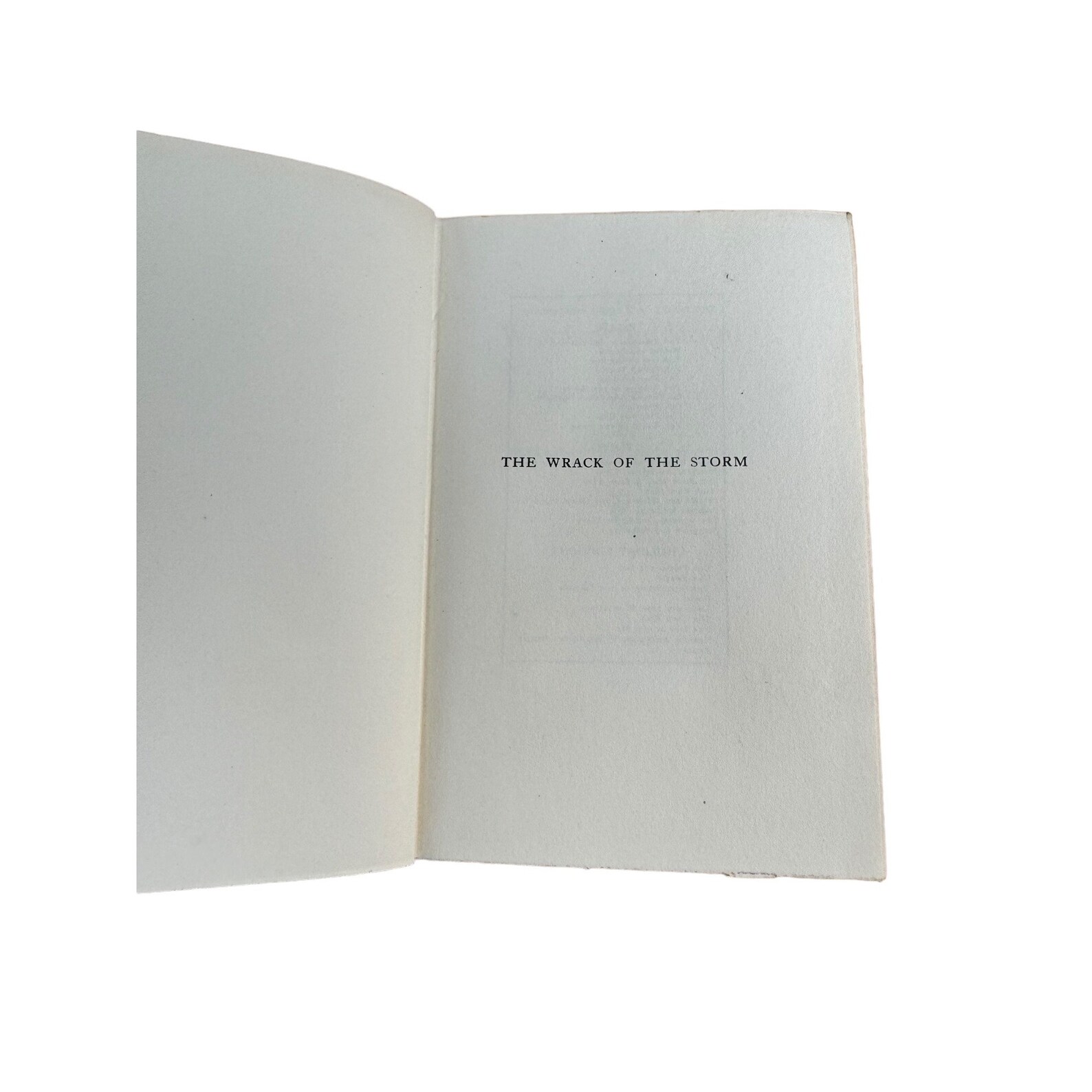 Rare Antique Book the Wrack of the Storm Maurice Maeterlinck 1916 - Etsy