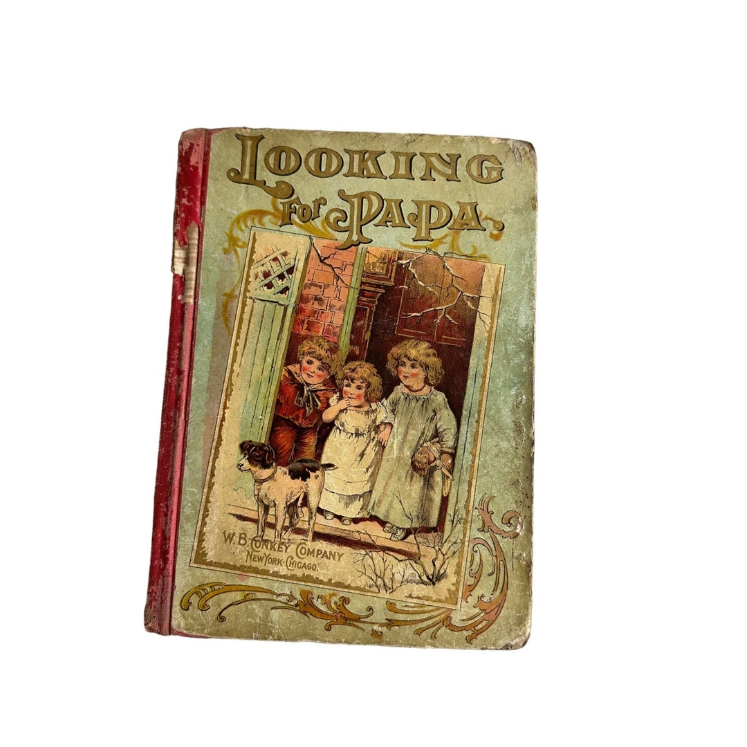 Antique Rare Book Looking for Papa - Etsy