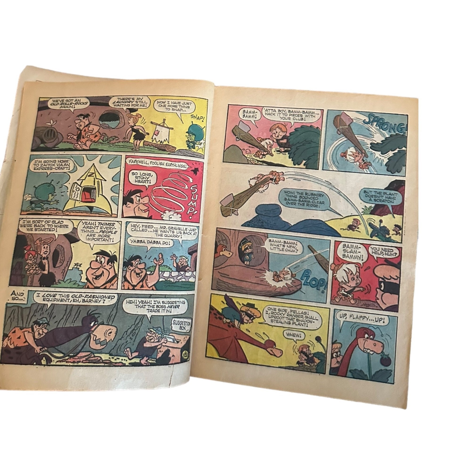 The Flintstones #34 Key 1st Great Gazoo! (1966) GD-VG Gold Key Comics ...