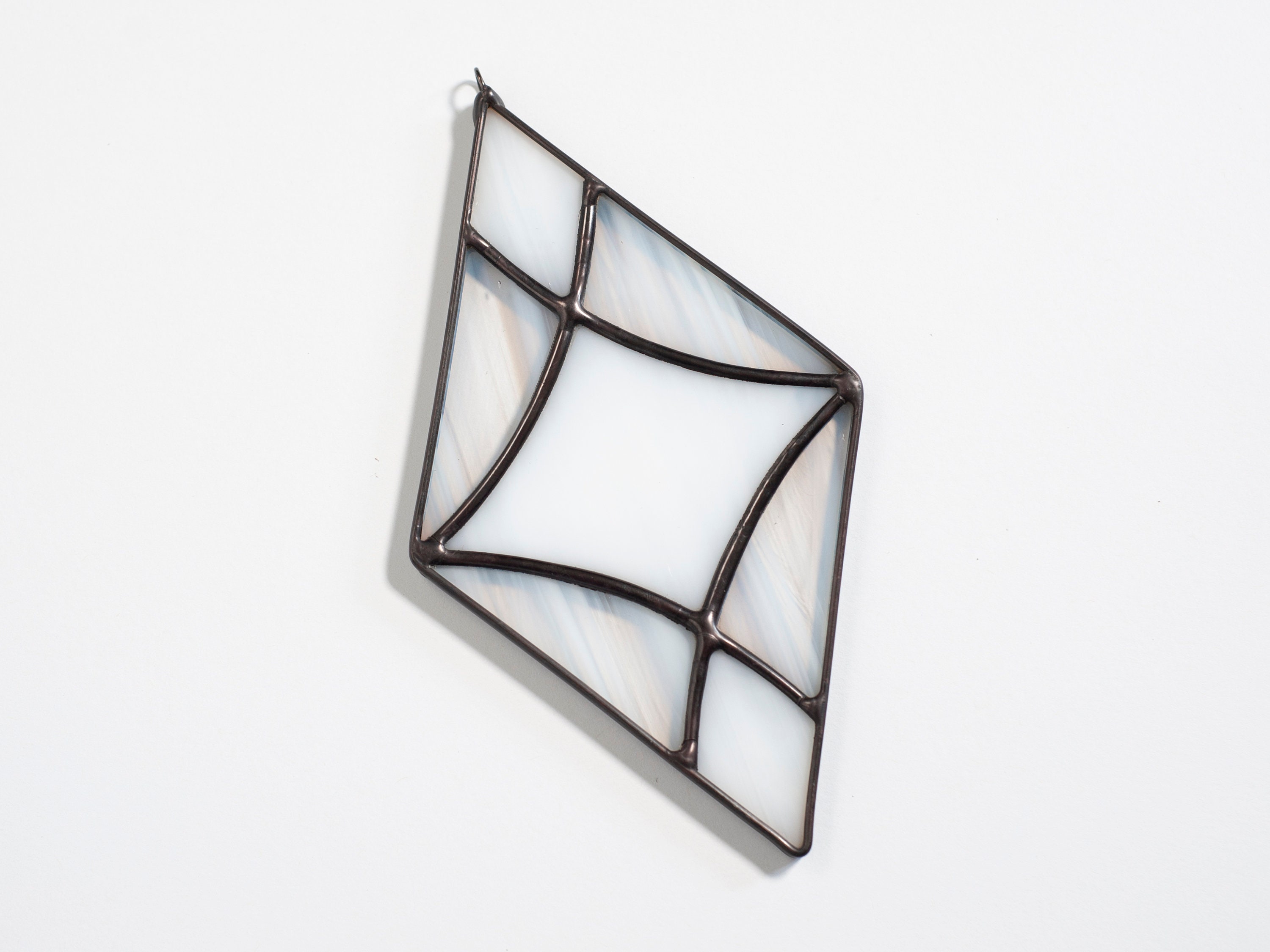 Instant Download Stained Glass Pattern- Curved Diamond Suncatcher ...