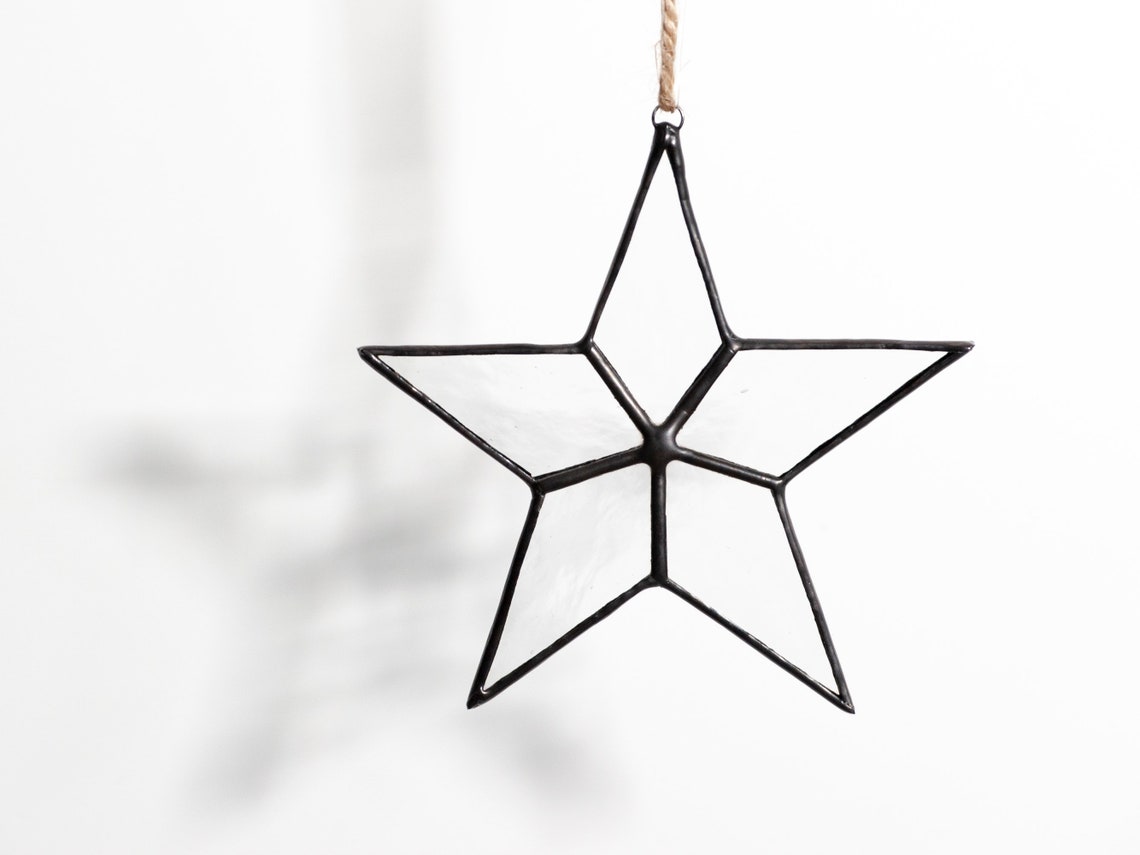 Instant Download Stained Glass Pattern Star Ornament - Etsy