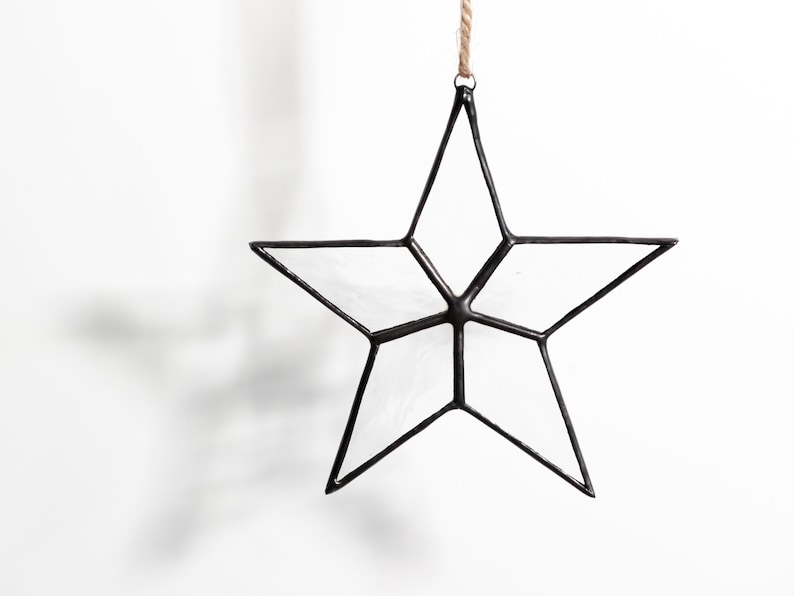 Instant Download Stained Glass Pattern- Star Ornament Suncatcher- Hobby ...