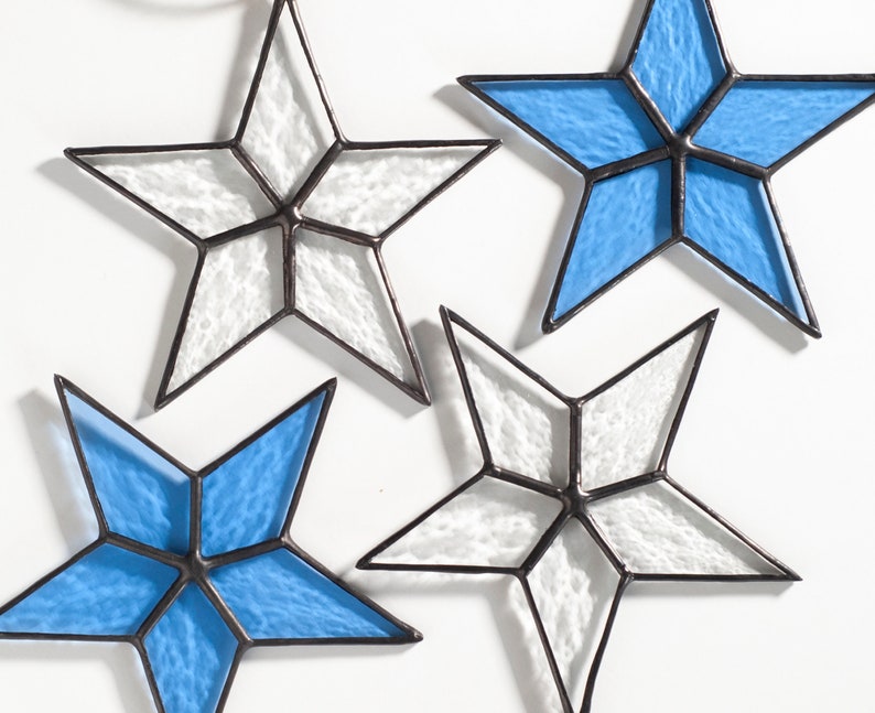 Instant Download Stained Glass Pattern- Star Ornament Suncatcher- Hobby ...
