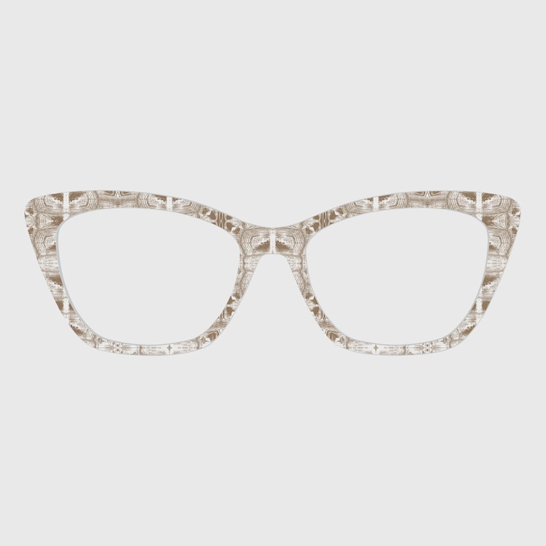 The Abstract Coffee Color Turtle Shell Magnetic Glasses Toppers ...