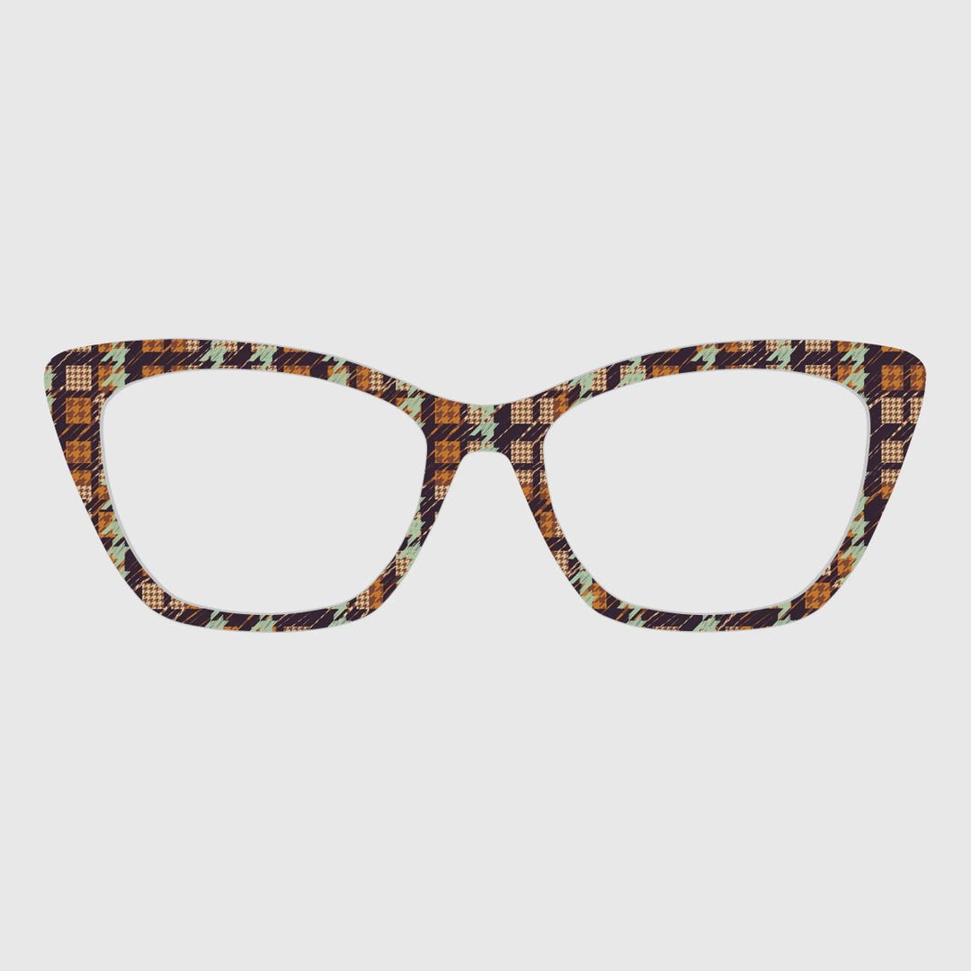The Houndstooth Magnetic Glasses Toppers – Compatible With Pair Eyewear ...