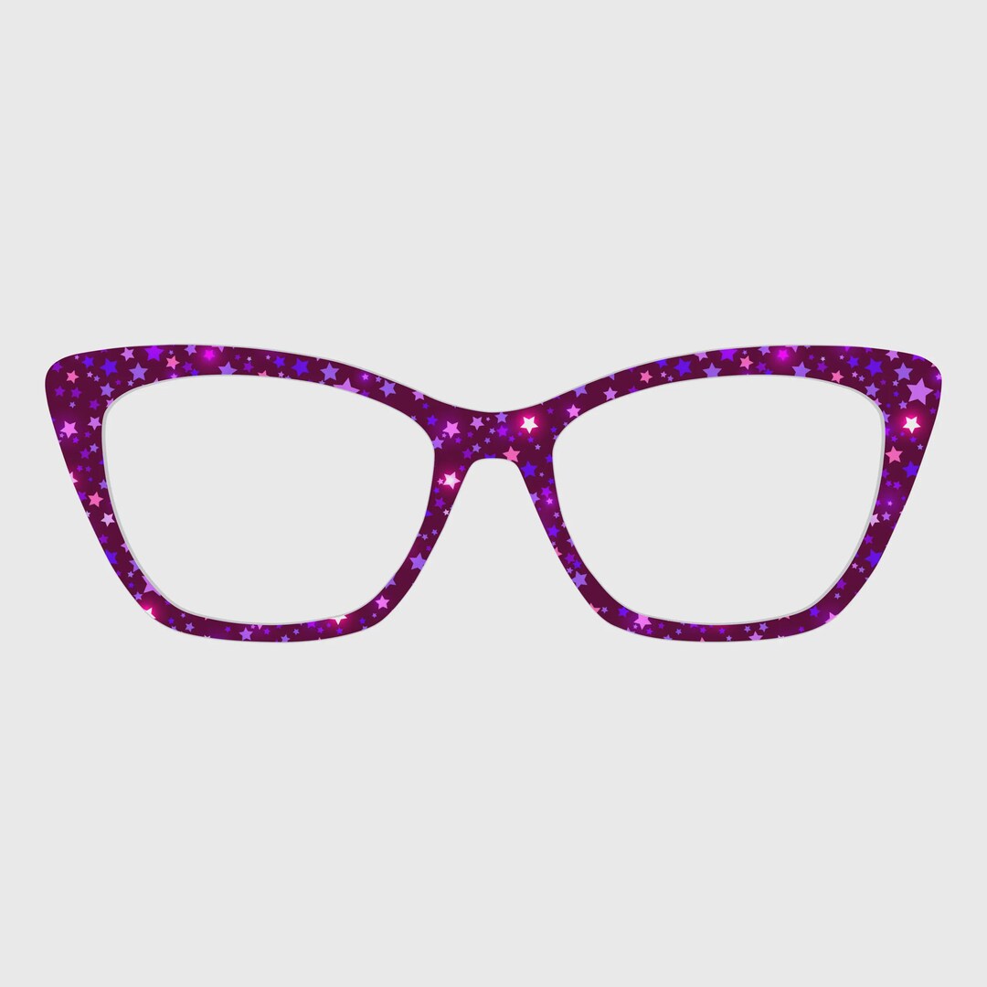 The Dreamy Purple and Pink Starlight Magnetic Glasses Toppers ...