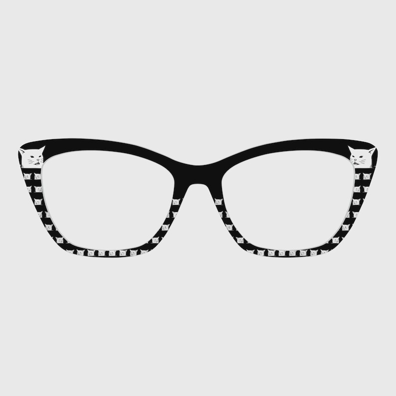 The Meme Cat Magnetic Glasses Toppers – Compatible With Pair Eyewear ...