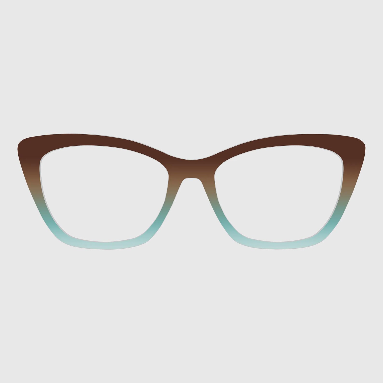 The Oak to Eggshell Gradient Magnetic Glasses Toppers – Compatible With ...