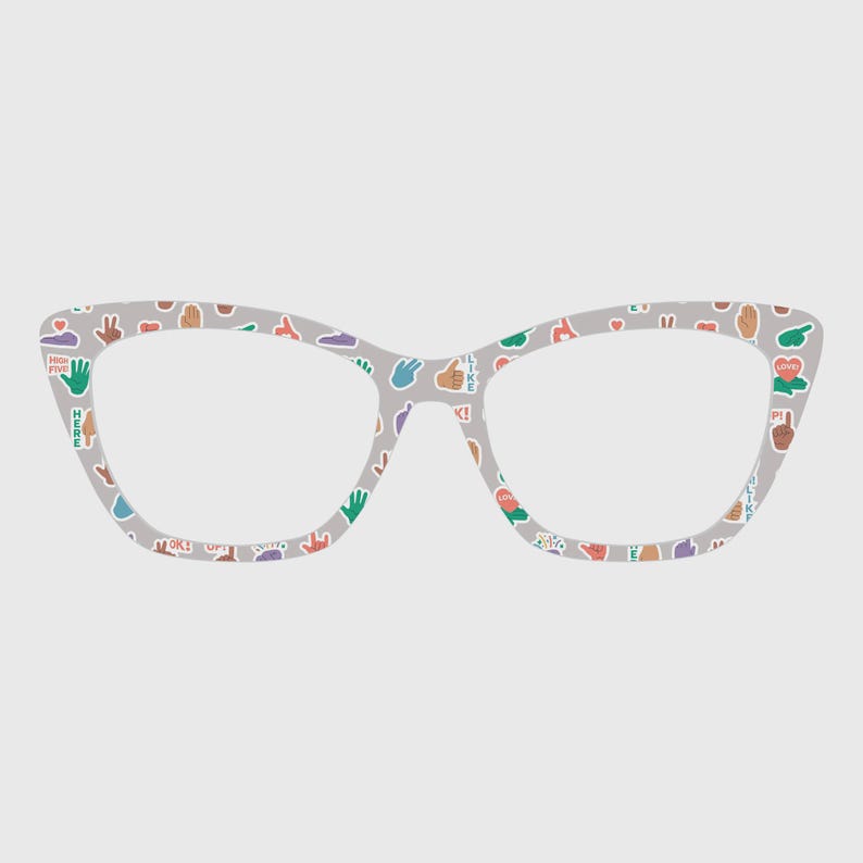 The Graffiti Palm Magnetic Glasses Toppers – Compatible With Pair ...