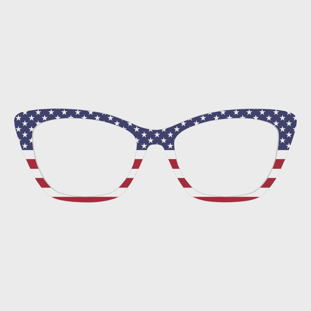 The USA Flag Magnetic Glasses Toppers – Compatible With Pair Eyewear ...