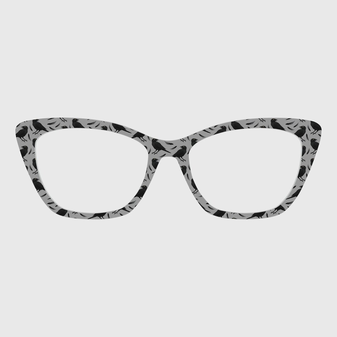The Crows and Feathers Magnetic Glasses Toppers – Compatible With Pair ...