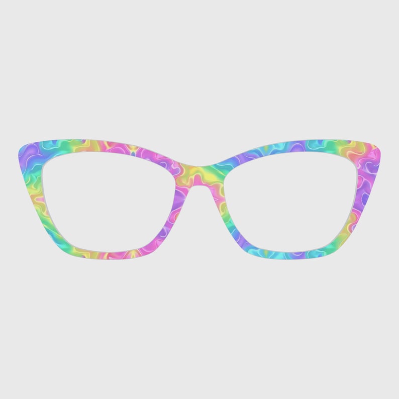 The Rainbow Wave Magnetic Glasses Topper - Compatible With Pair Eyewear ...