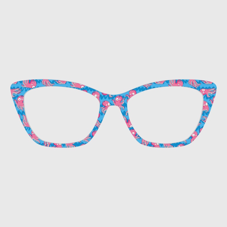 Pink Octopus Magnetic Glasses Toppers – Compatible With Pair Eyewear ...