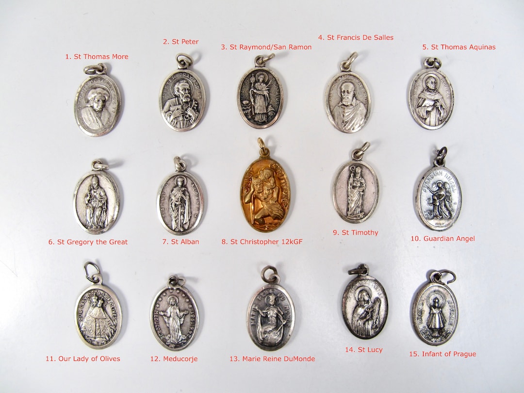 Choose Your Medal! Vintage or Antique Holy Medal Saint Medals Catholic ...