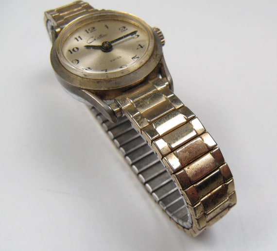 Mechanical Vintage Swiss Chateau Watch Spiedel Gold T… - Gem