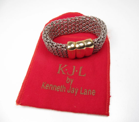 Kenneth Jay Lane KJL vintage Strawberry link bracelet RARE - munimoro ...