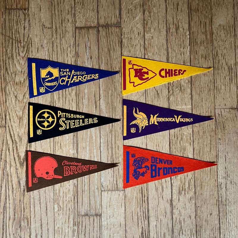 Vintage Felt Pennant - Etsy
