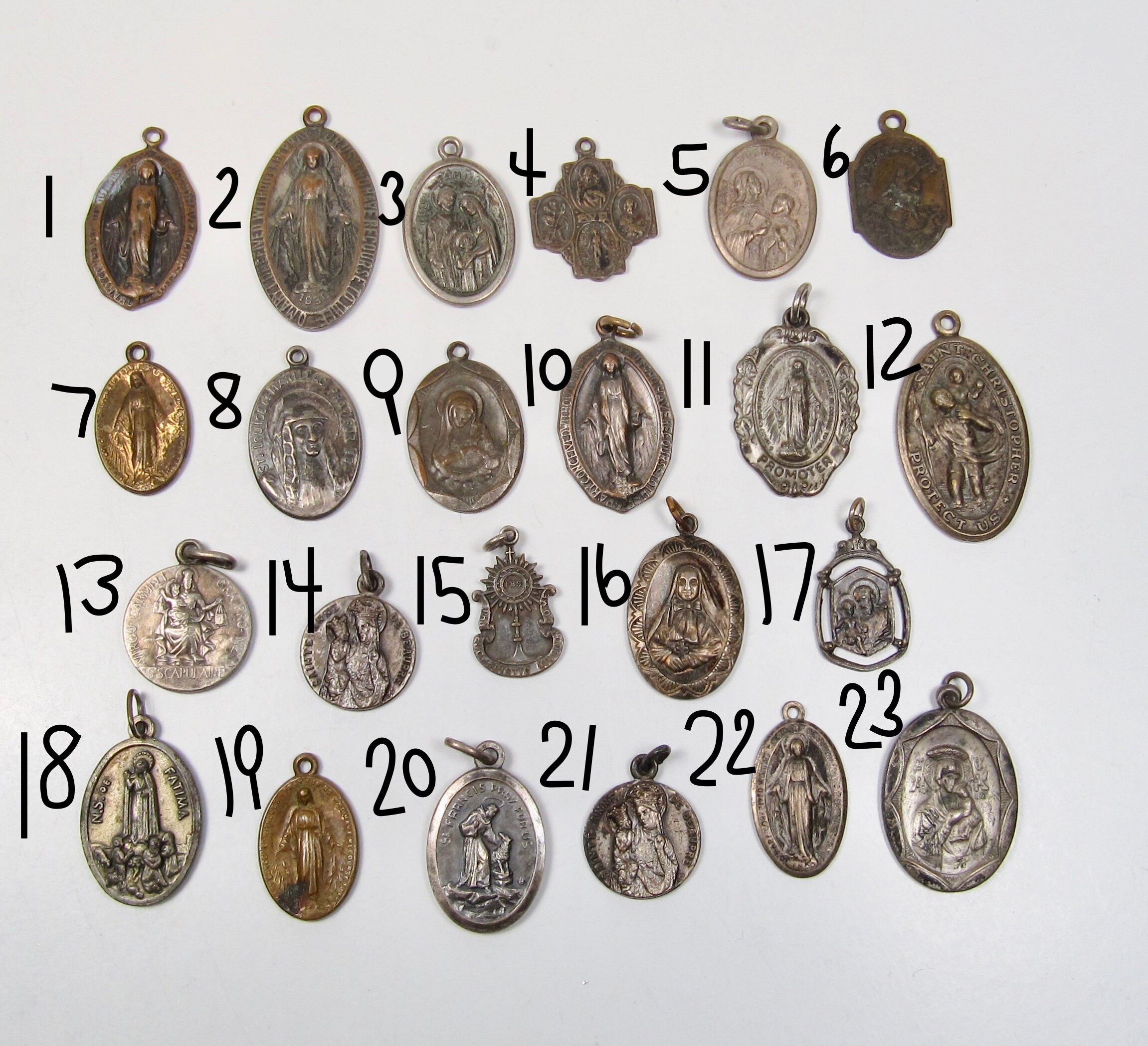 Choose Your Medal! Vintage or Antique Holy Medal Saint Medals Relic - Etsy