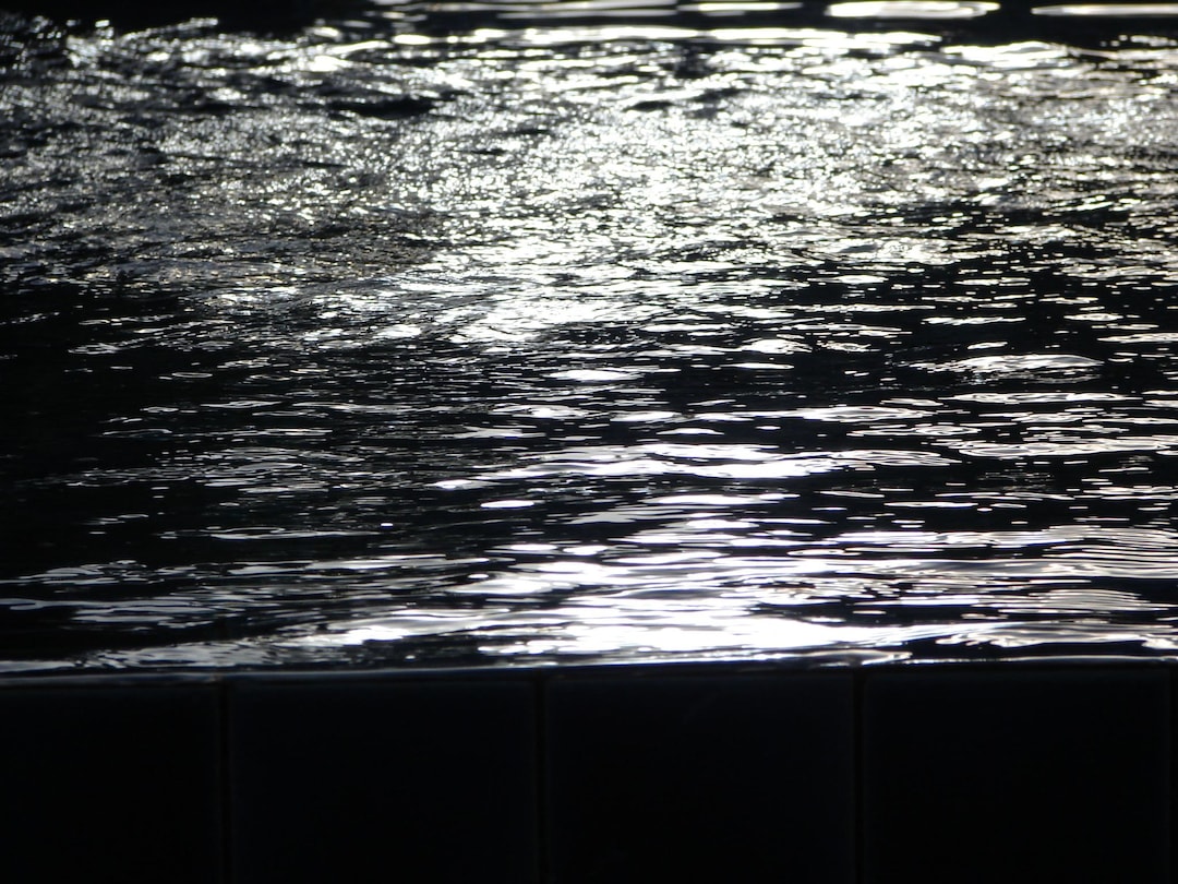 Dark Water Reflection – Minimalist Abstract Photography, Calm Modern ...